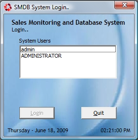 Sales Monitoring and Database System | SourceCodester